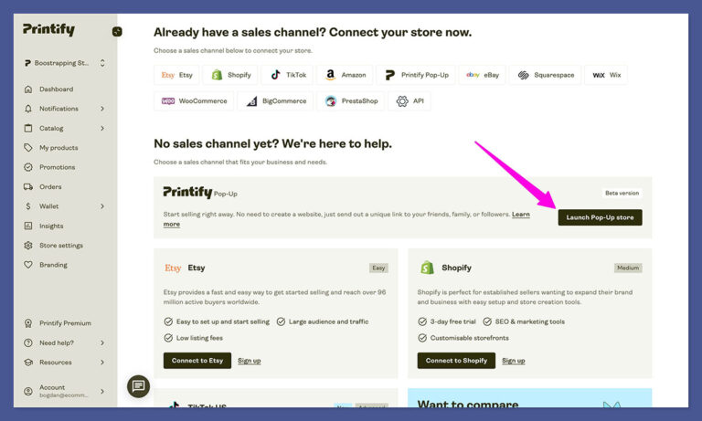 Printify Popup Store Review: My Experience in 2025 - Bootstrapping ...